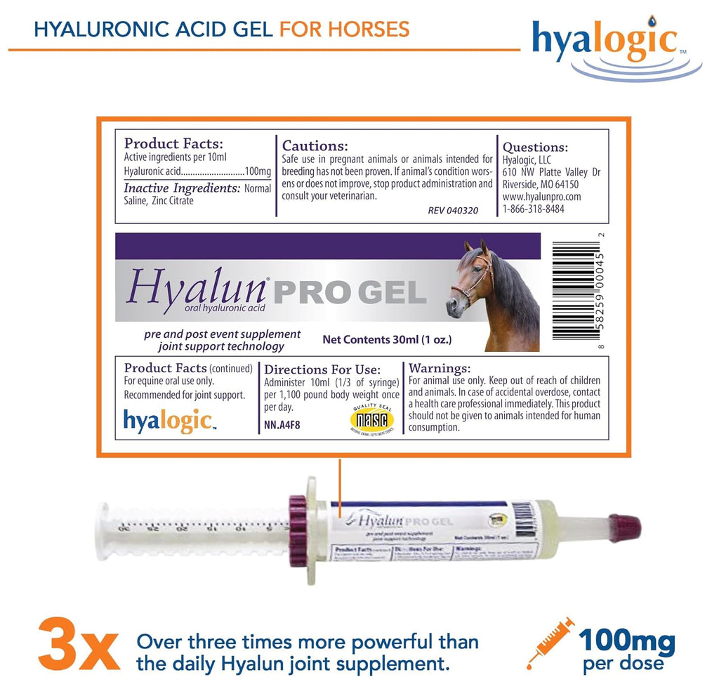 Equine syringe for easy application