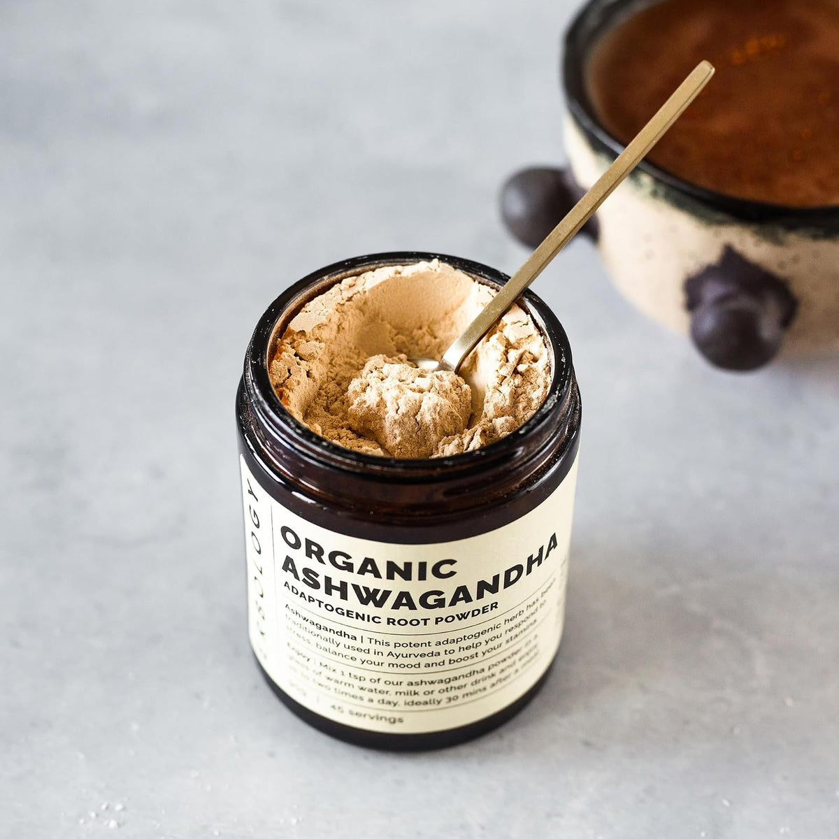 Erbology ashwagandha powder for energy boost
