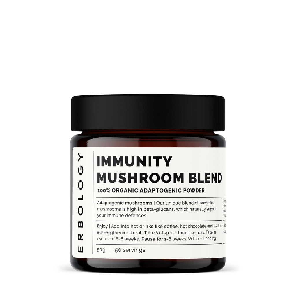 Erbology mushroom blends for immunity