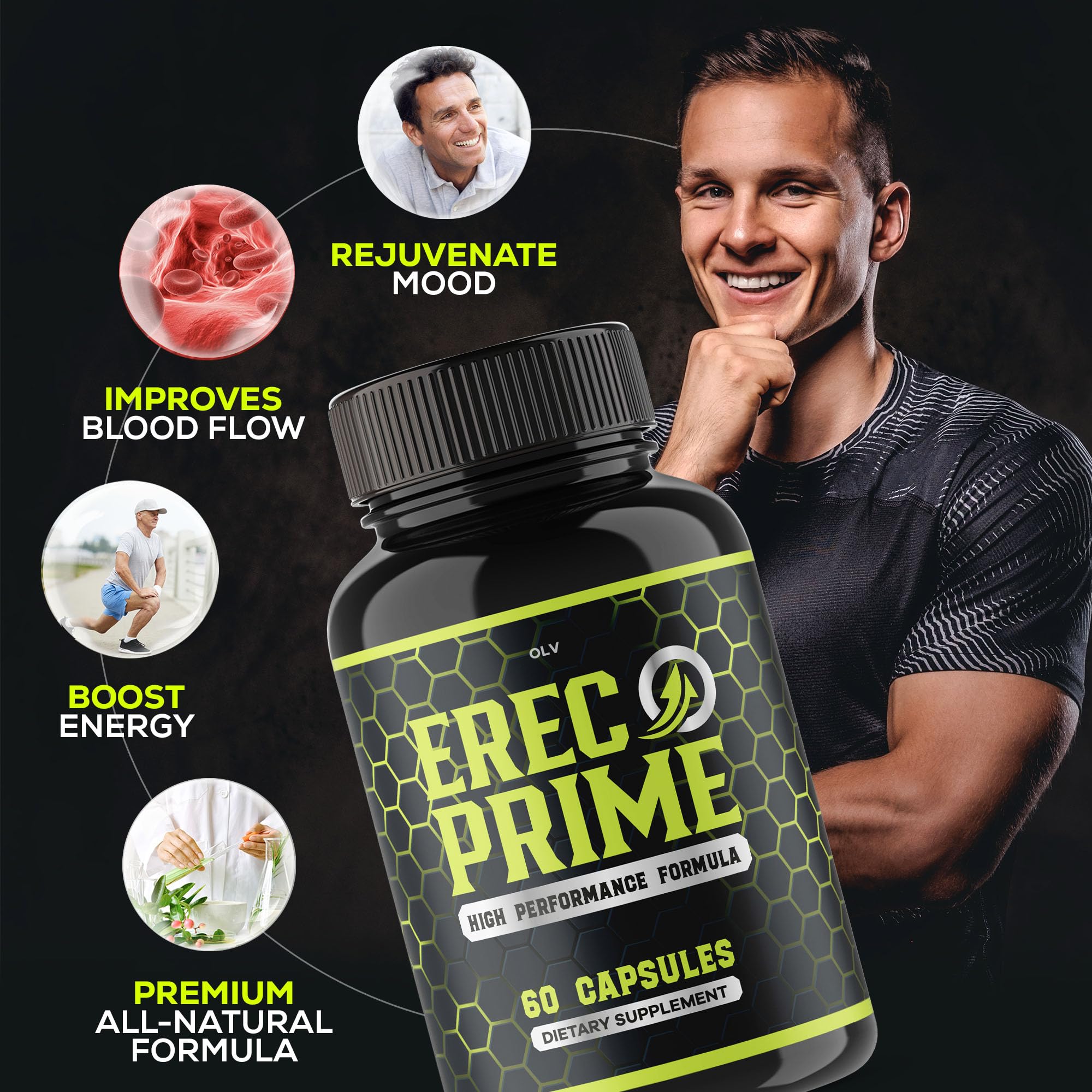 Erecprime capsules for daily health