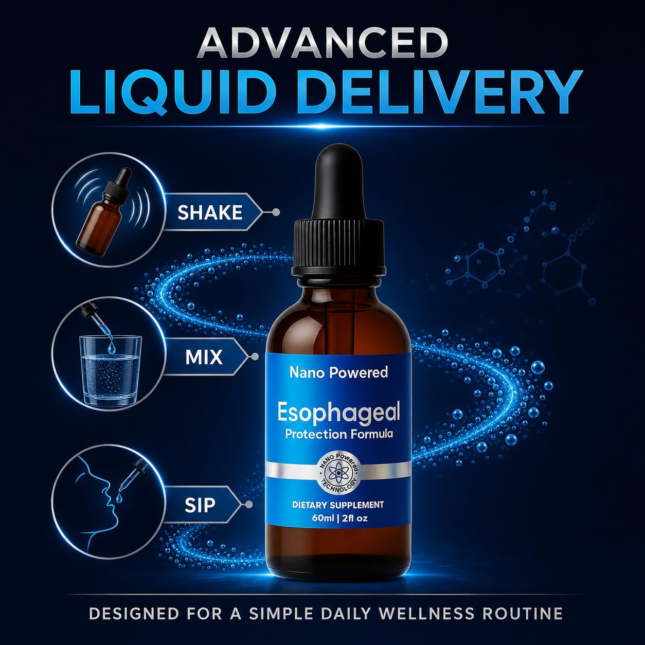 Esophageal drops for soothing discomfort