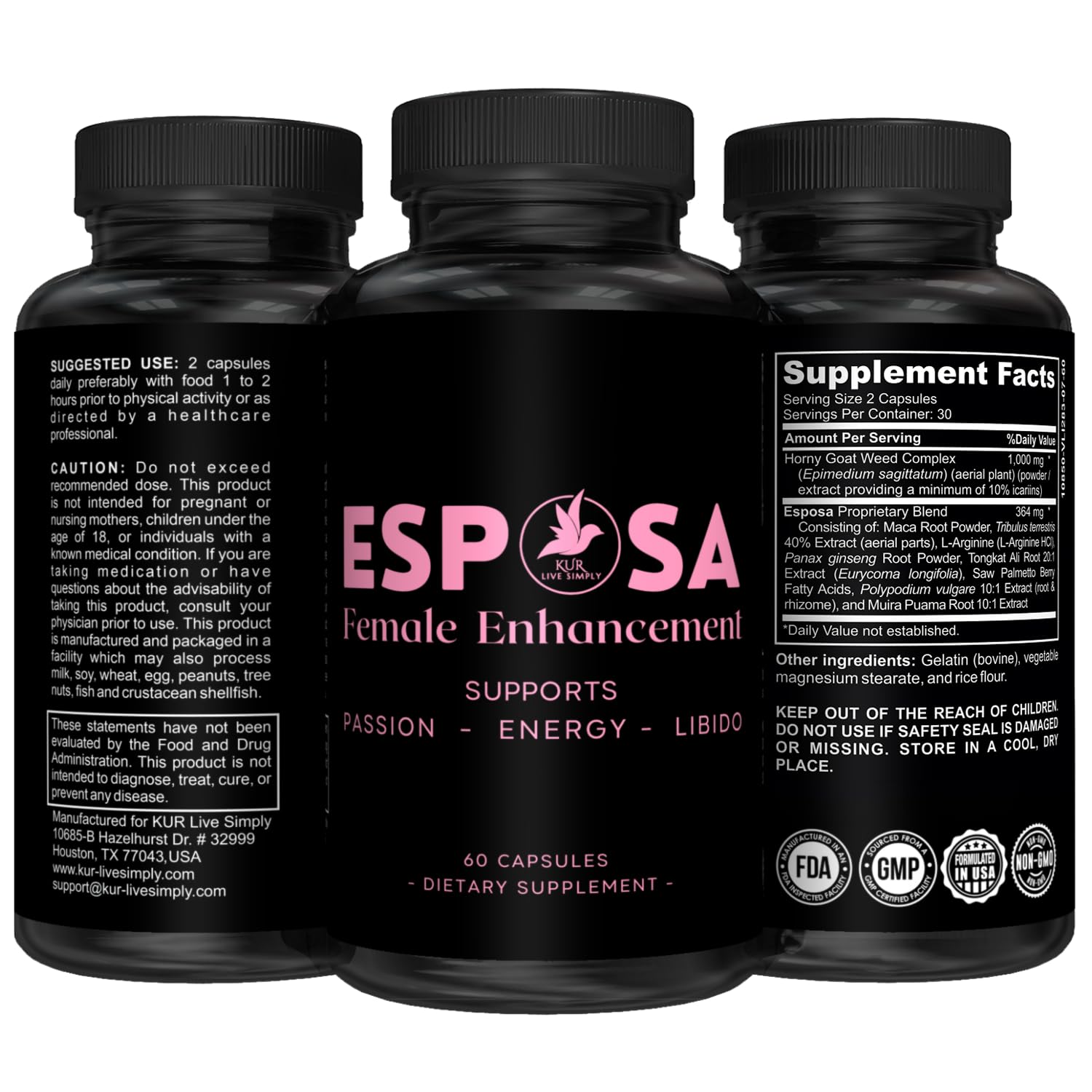 Esposa female libido support pills