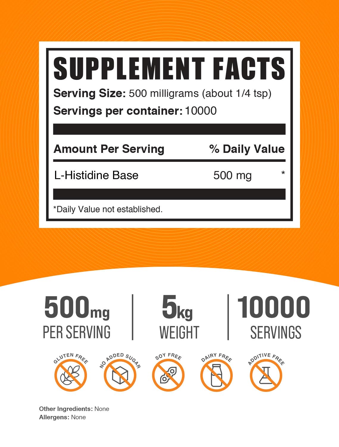 essential amino acid powder 500mg