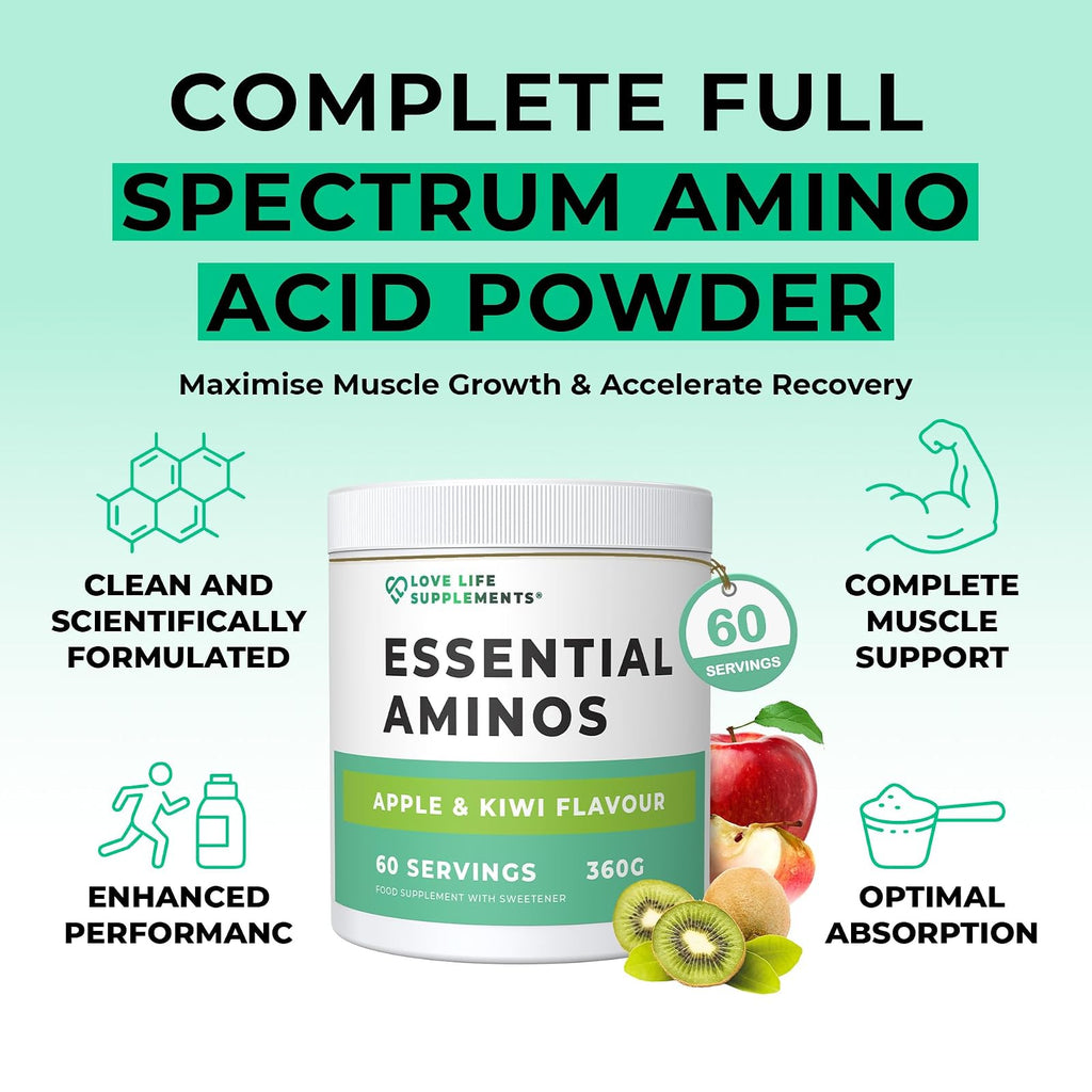 Essential amino acids for muscle recovery