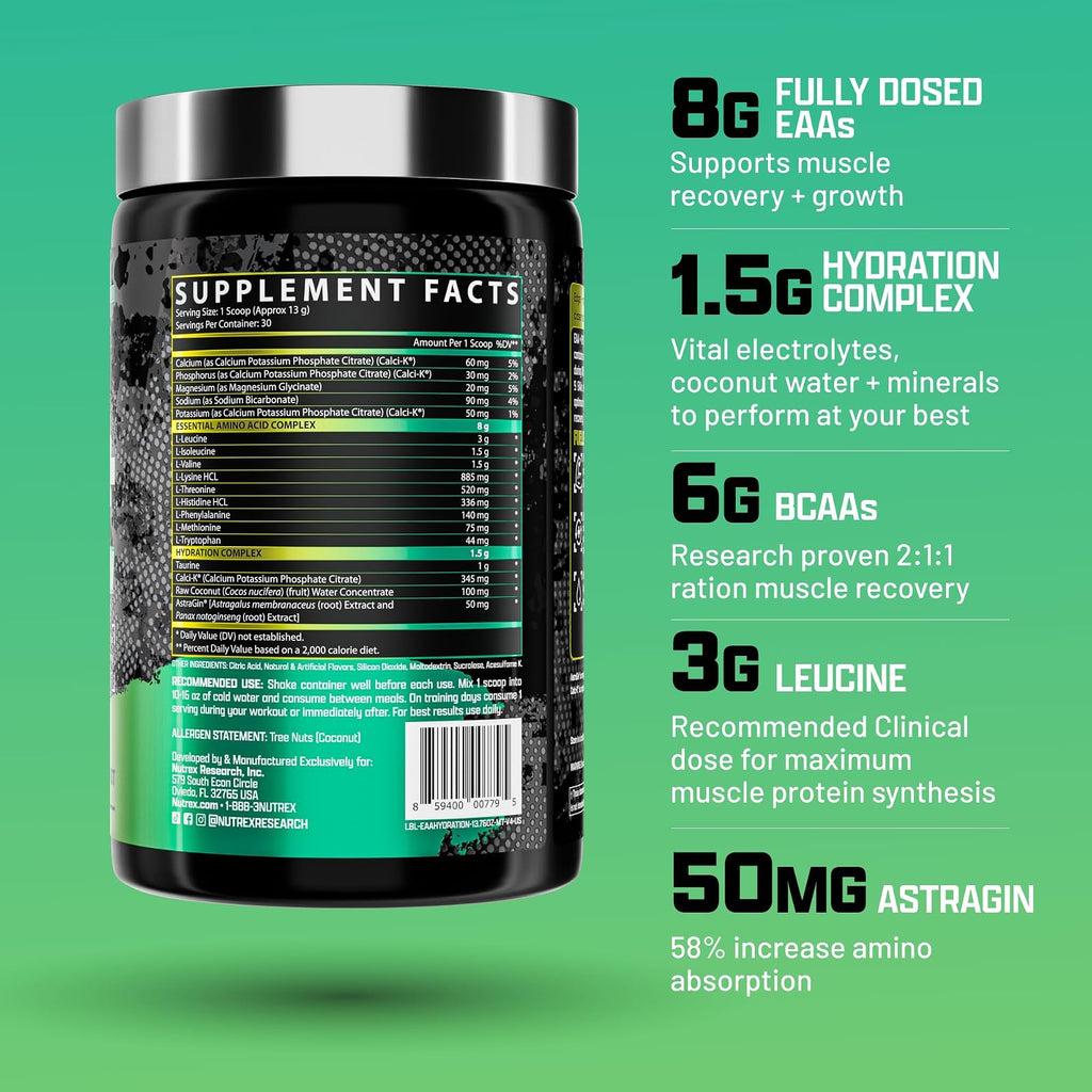 essential amino acids for recovery