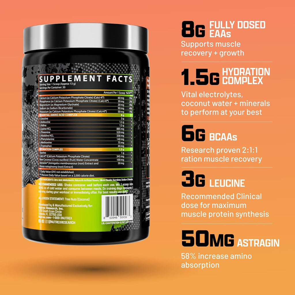 Essential amino acids for recovery