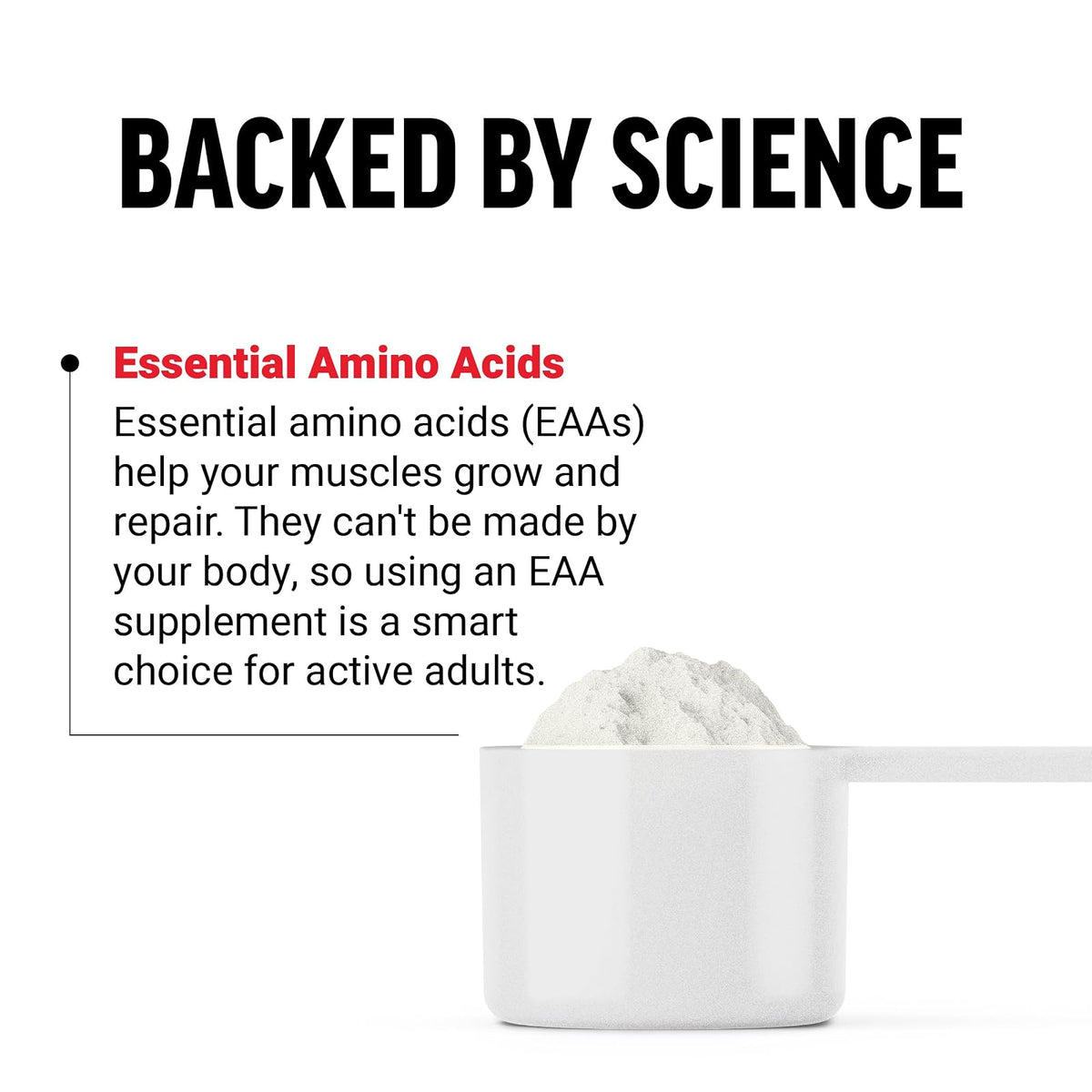 Essential amino acids for workout support