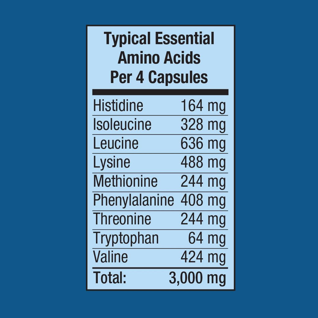 Essential amino acids for workout support