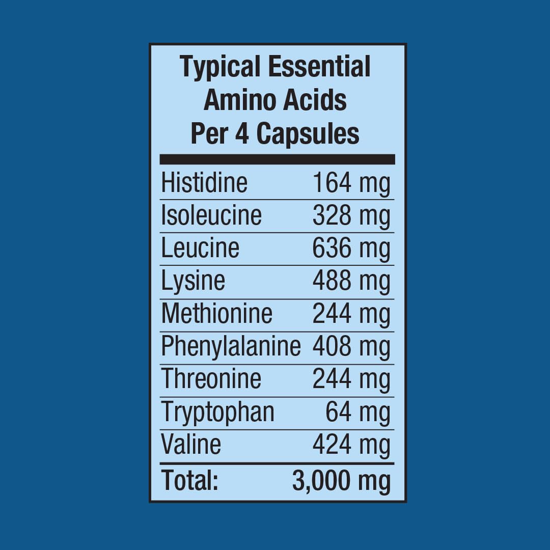 Essential amino acids for workout support