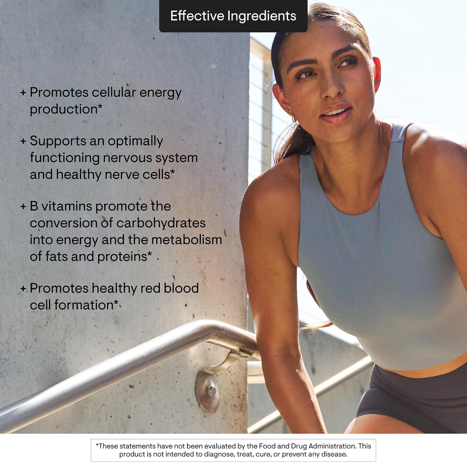 Essential B vitamins for metabolism