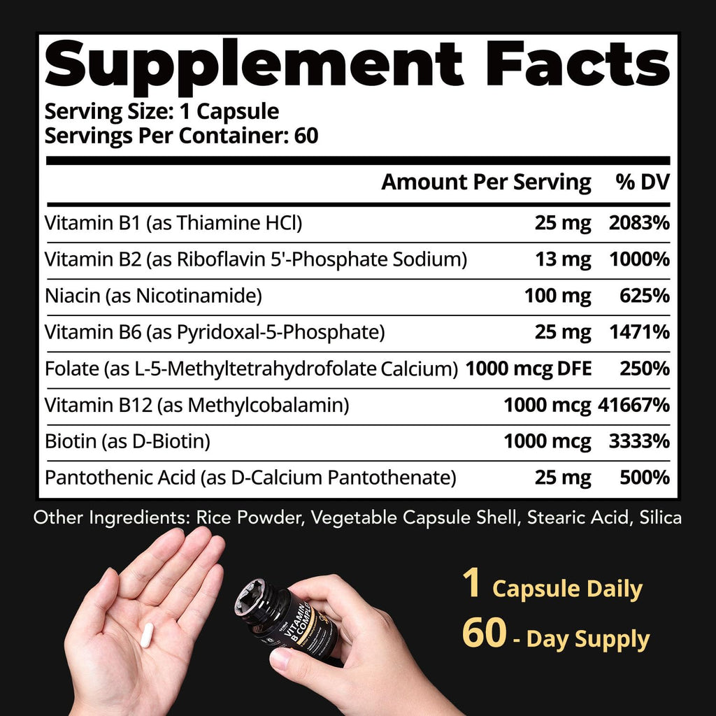 Essential B vitamins for vitality