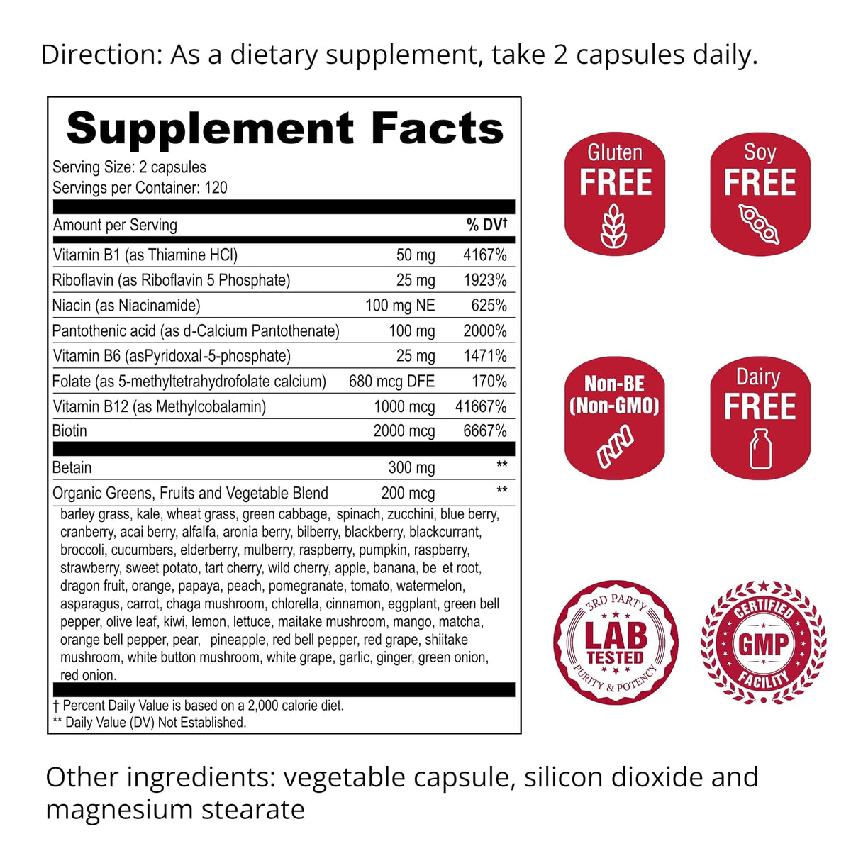 Essential B vitamins for wellness