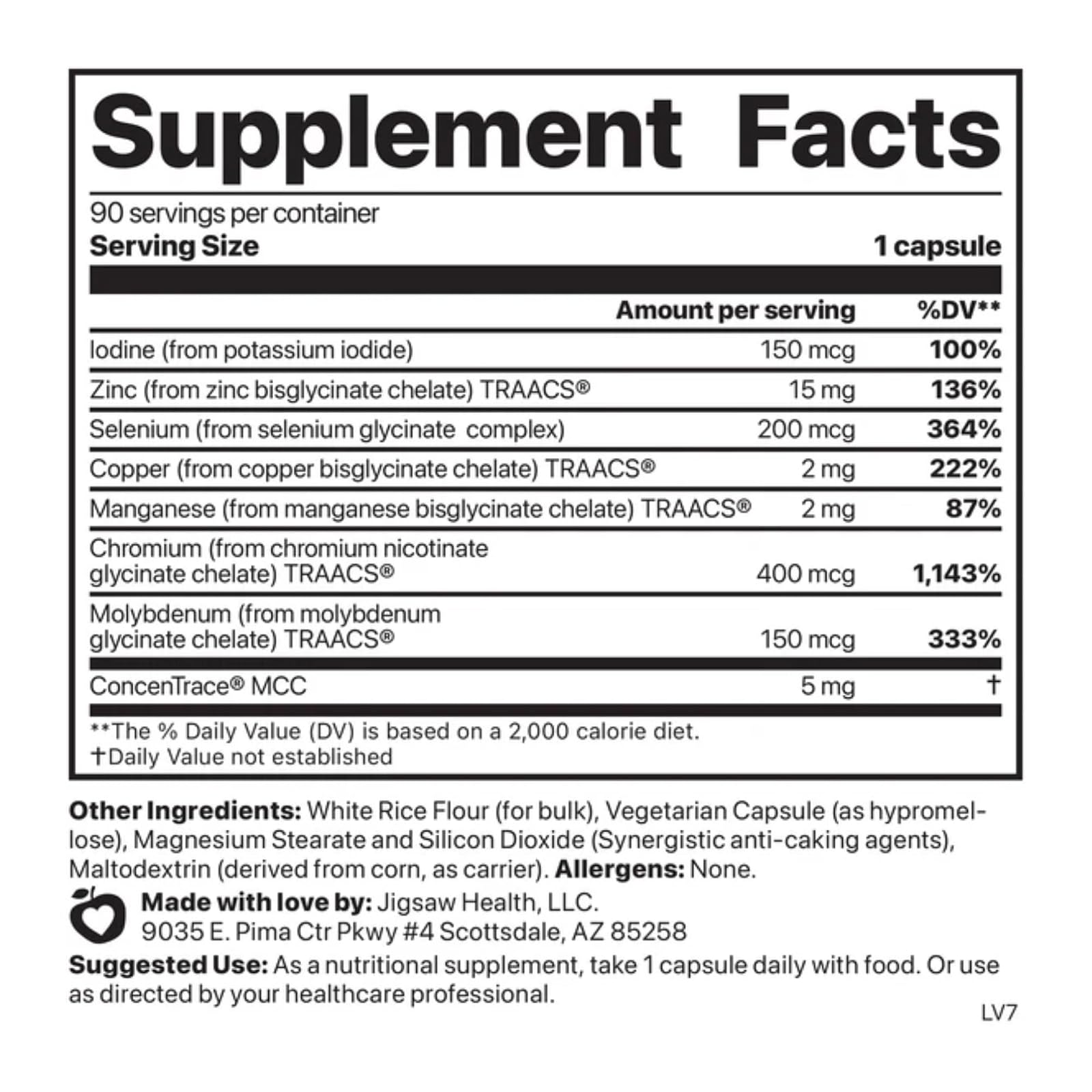 essential blend of trace minerals