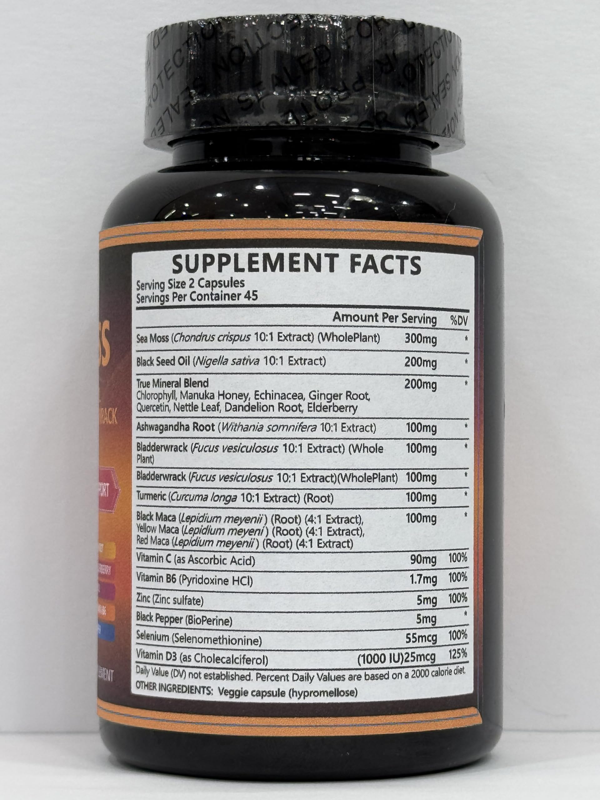 essential blended vitamin & mineral supplements for energy