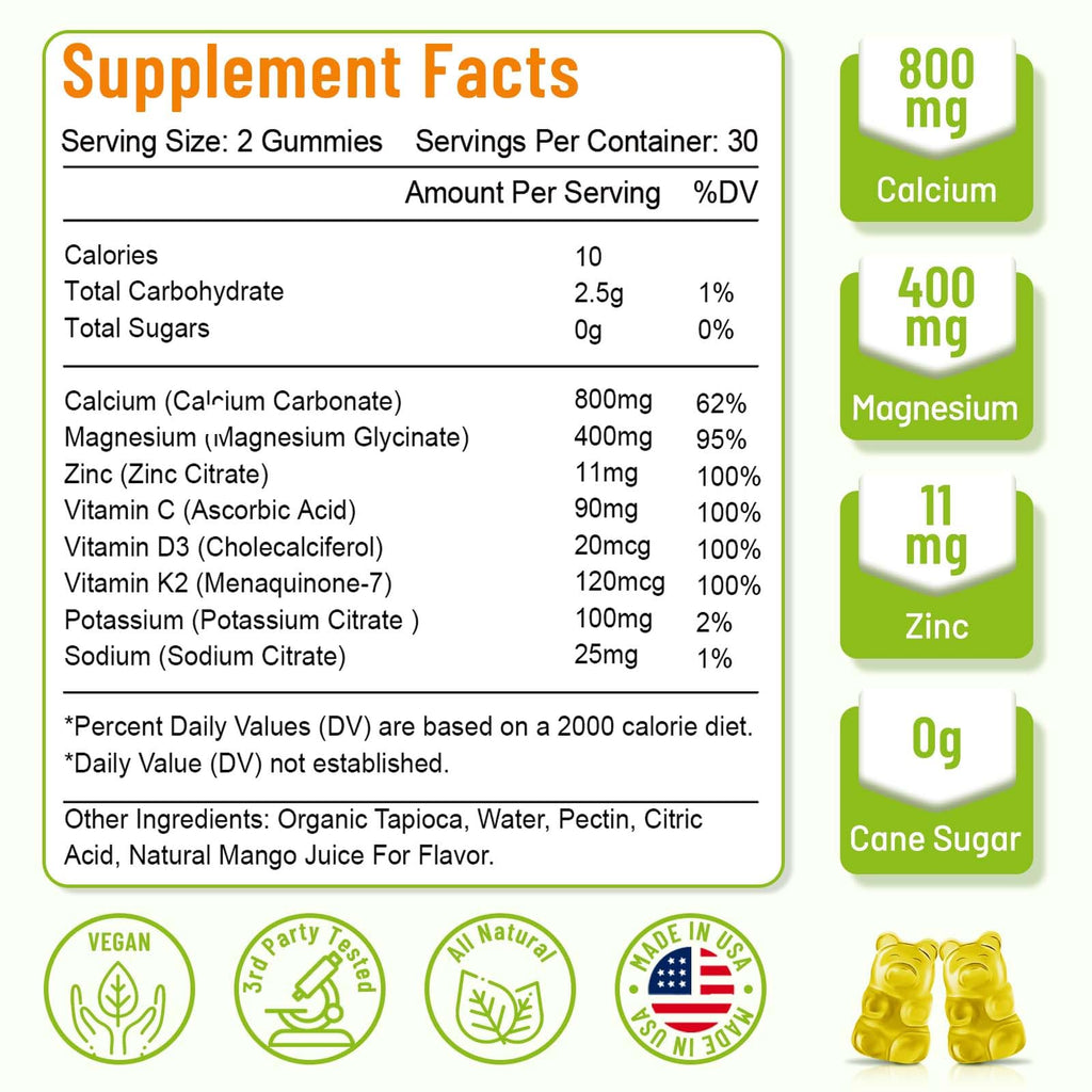 essential calcium and magnesium gummies