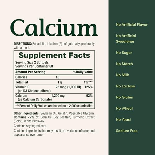 Essential calcium and vitamin D combination