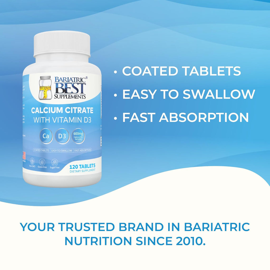 Essential calcium citrate with vitamin D3 for wellness
