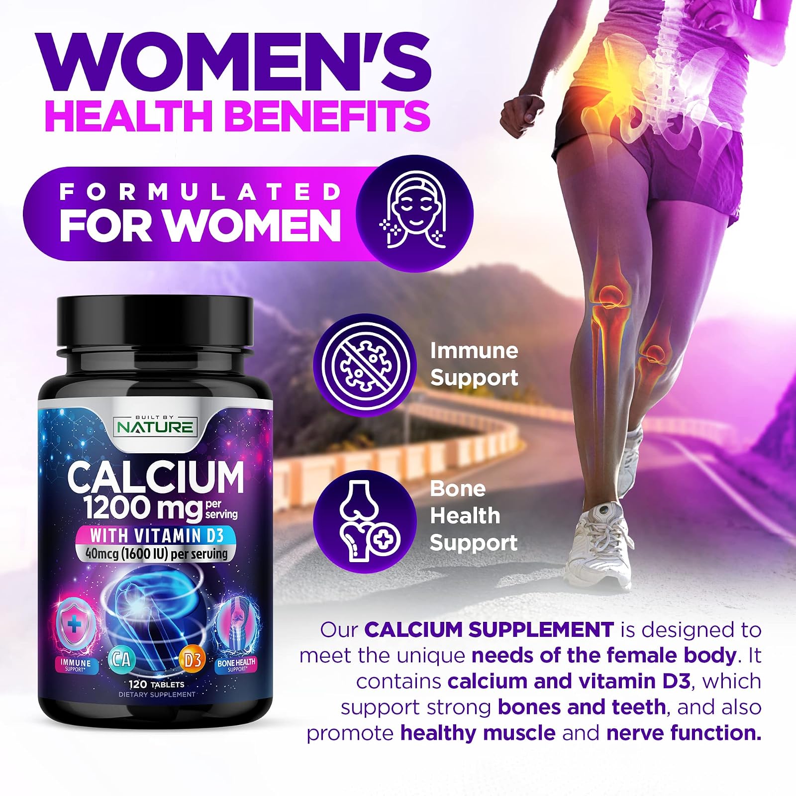 Essential calcium for active lifestyles
