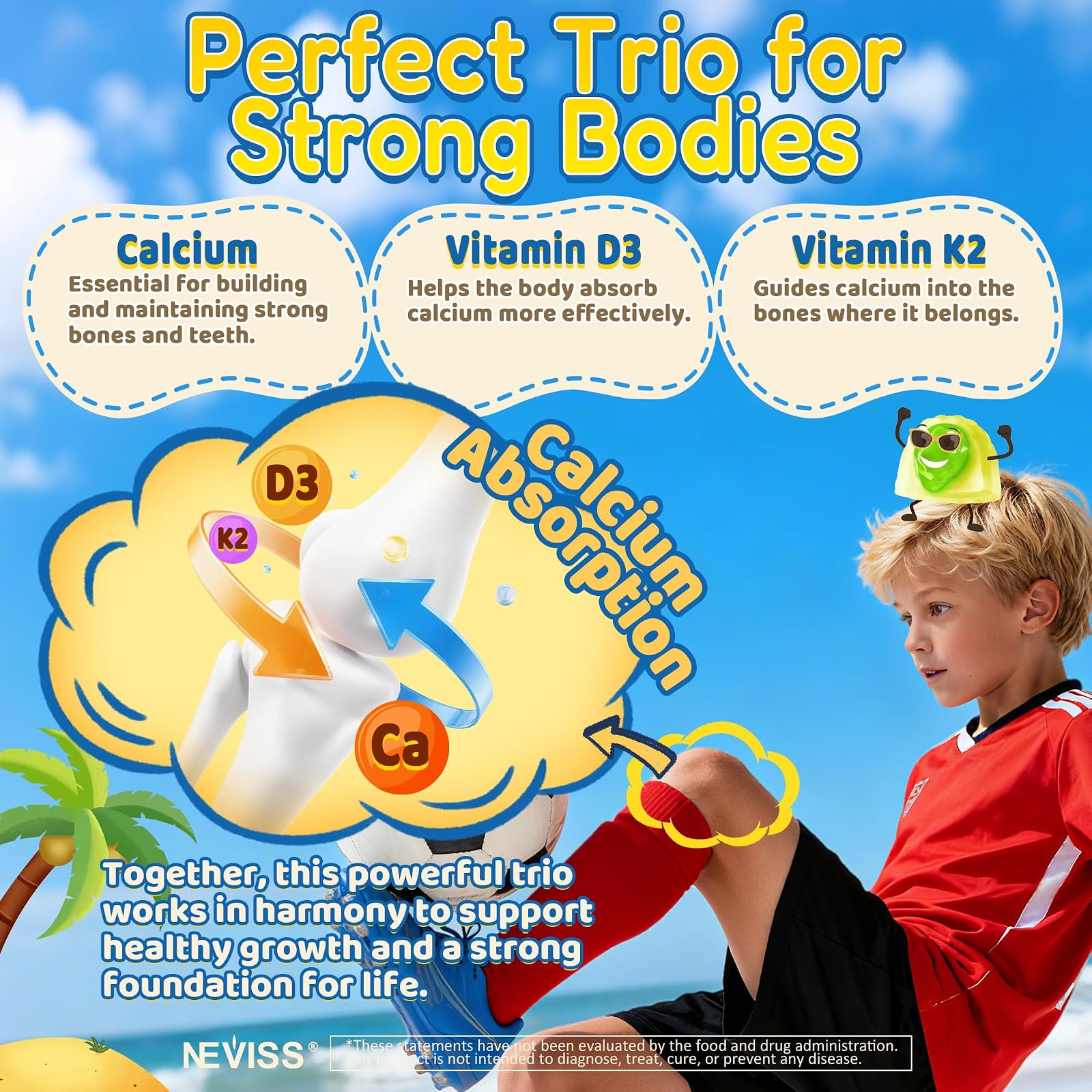 essential calcium gummies for growing kids