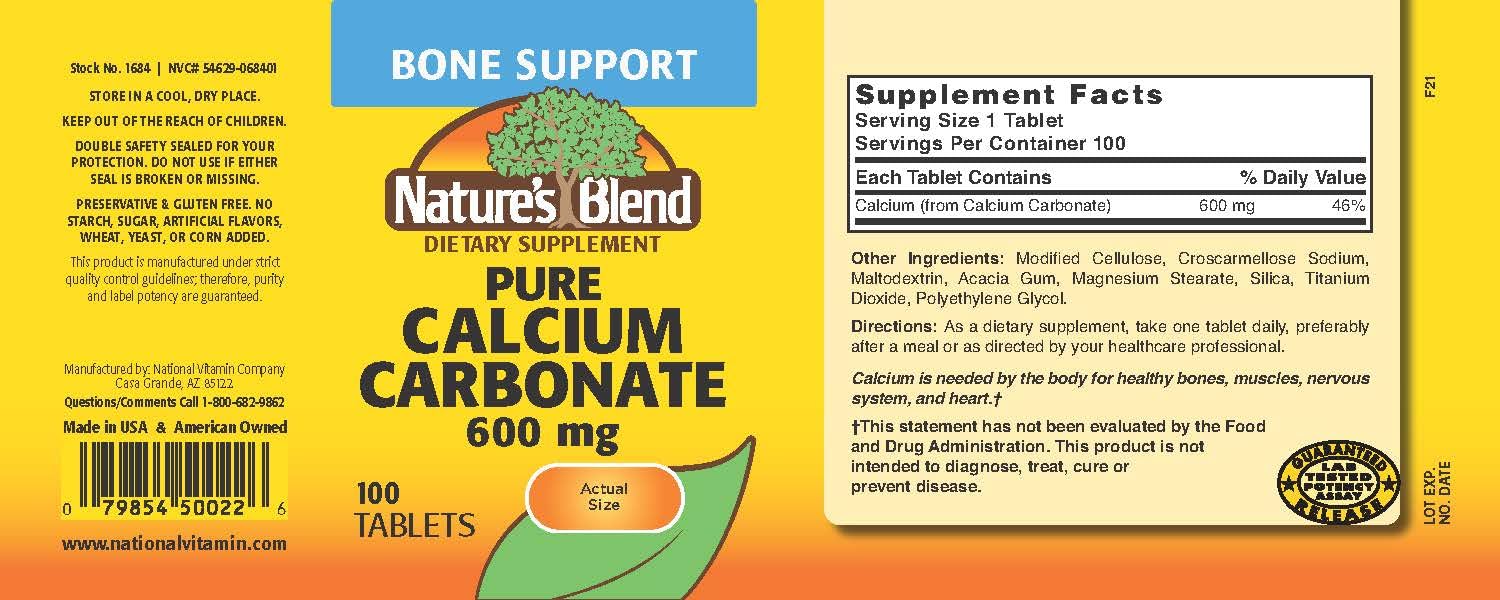 Essential calcium tablets for daily health