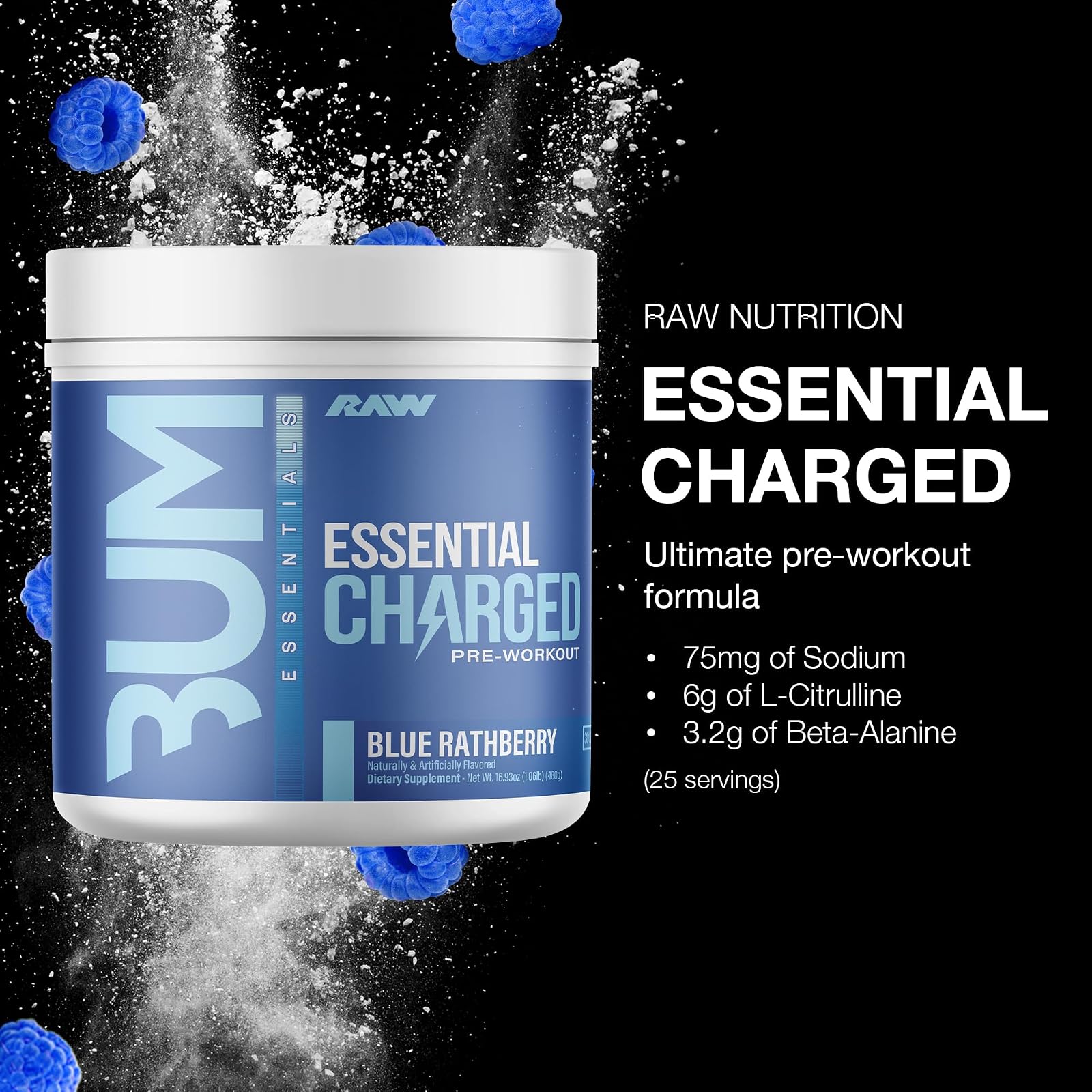 Essential Charged pre-workout blend