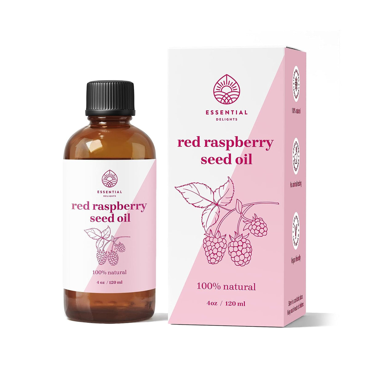 Essential Delights raspberry seed oil benefits