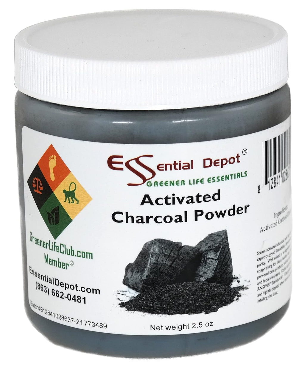 Essential Depot activated charcoal powder for detox