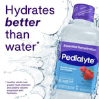 Essential electrolytes in Pedialyte drink