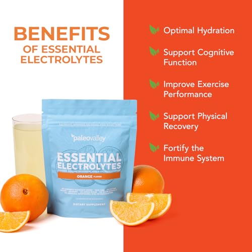 Essential electrolytes powder for workouts