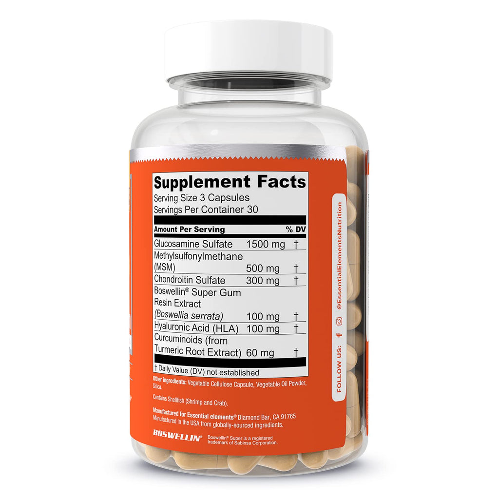 essential elements glucosamine for mobility