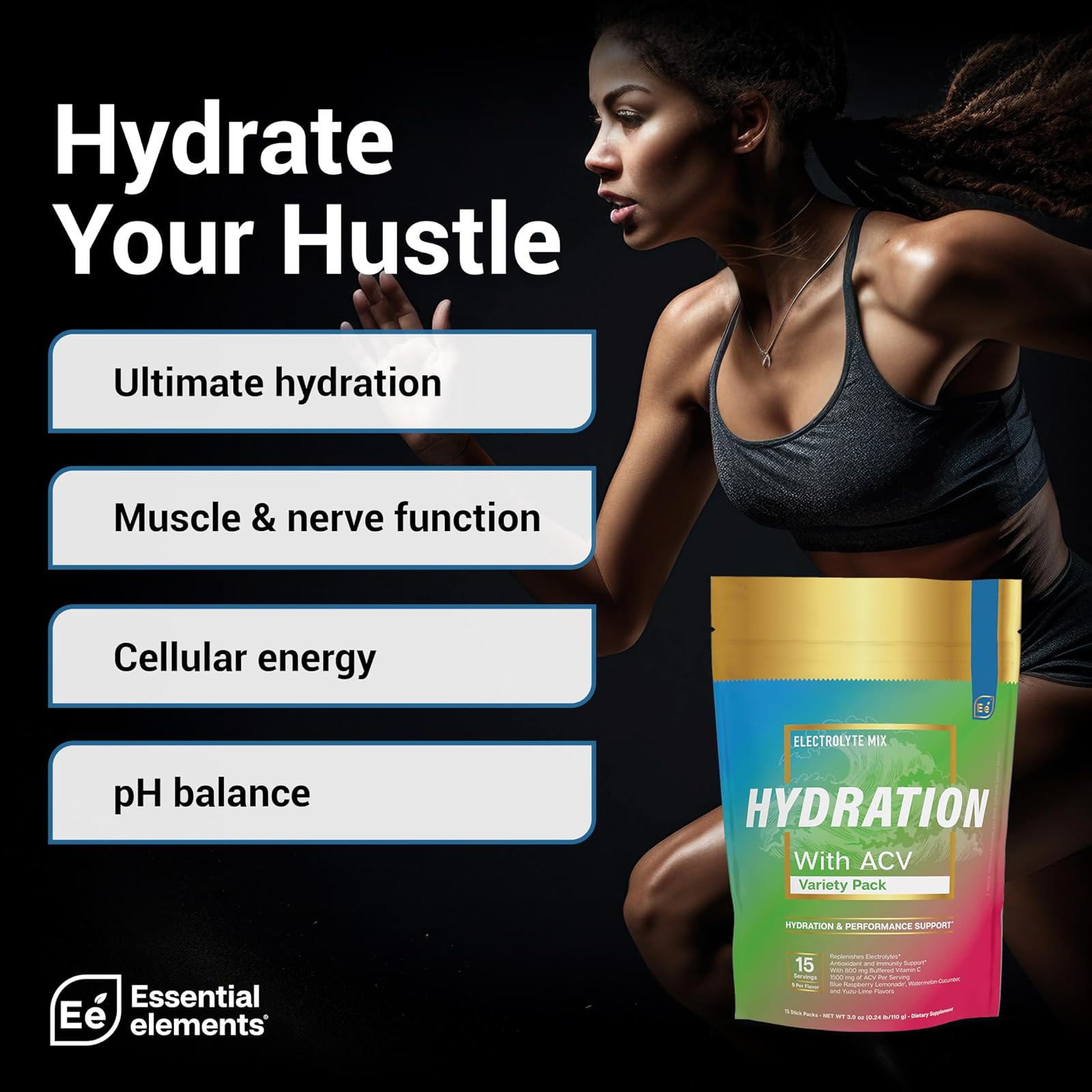 Essential Elements hydration packets for athletes