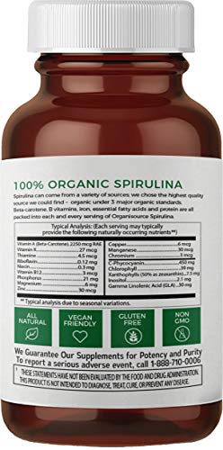 Essential fatty acids in spirulina