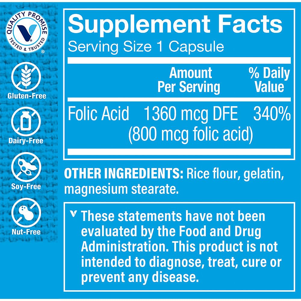 Essential folic acid for pregnancy