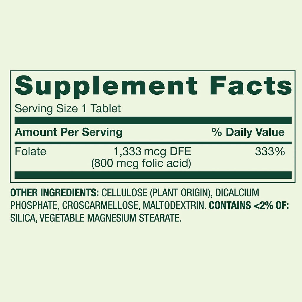 essential folic acid for women
