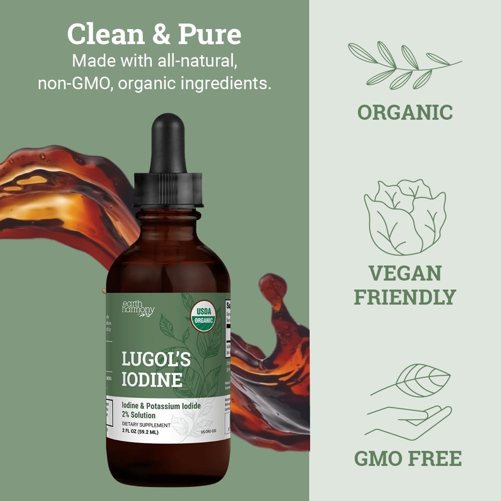 Essential iodine for healthy skin and hair