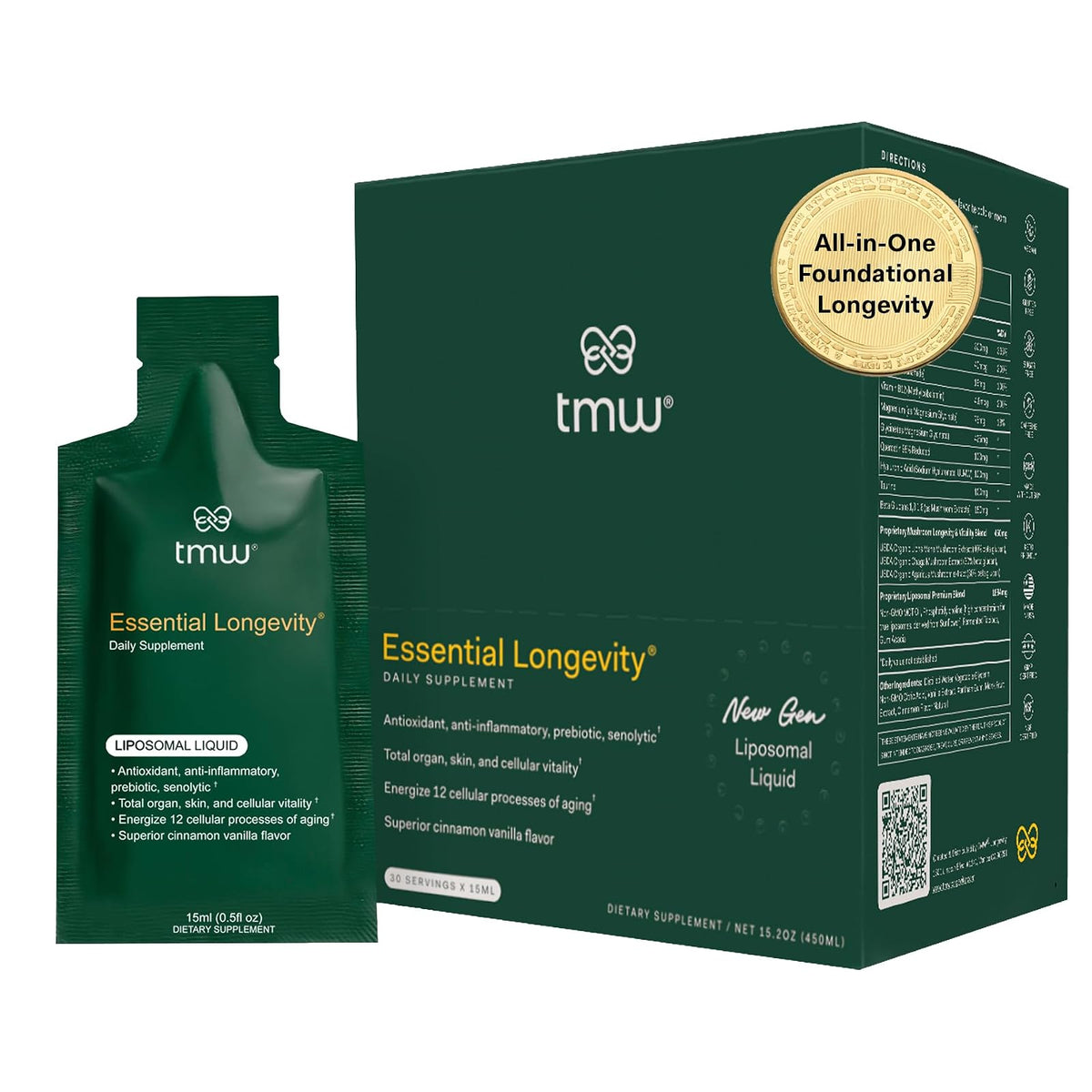 Essential Longevity multivitamins for daily health