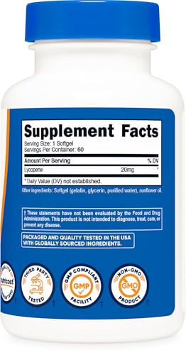 Essential lycopene supplement for overall health