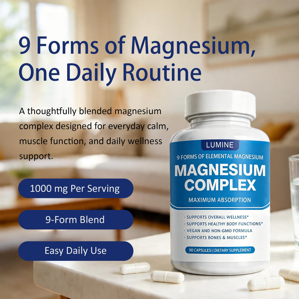 Essential magnesium for daily wellness
