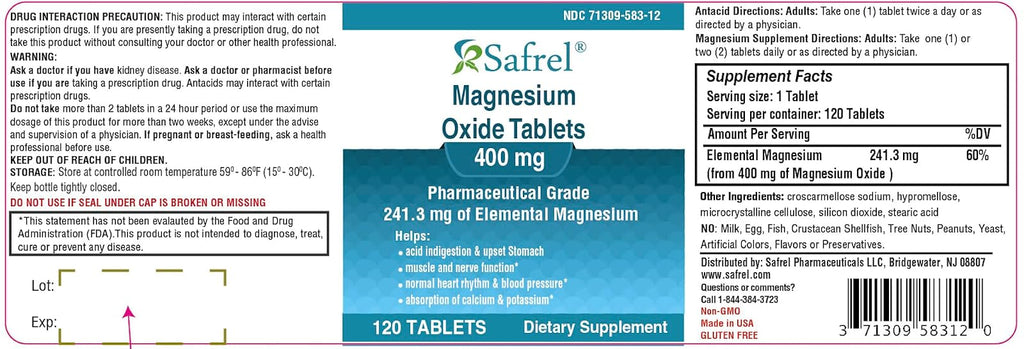 Essential magnesium supplement for overall wellness