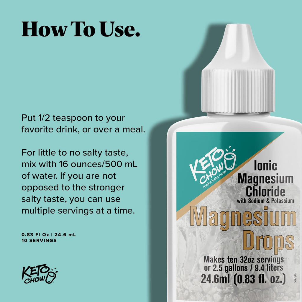 Essential mineral drops for keto diet