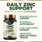 Essential mineral Zinc for men and women