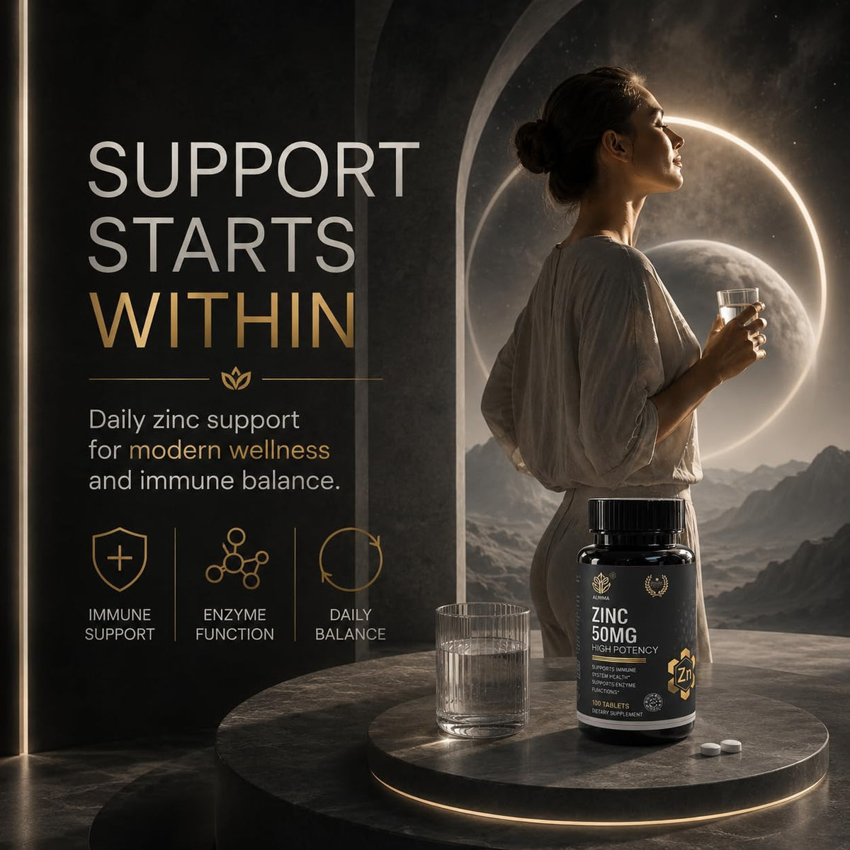 Essential mineral zinc supplement