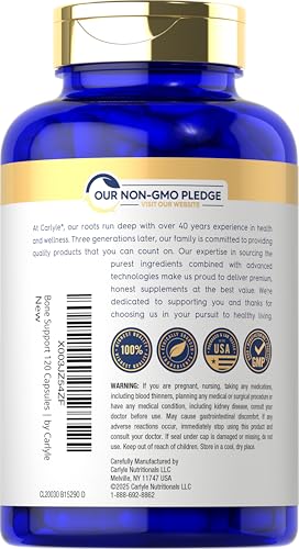 Essential minerals for bone density support