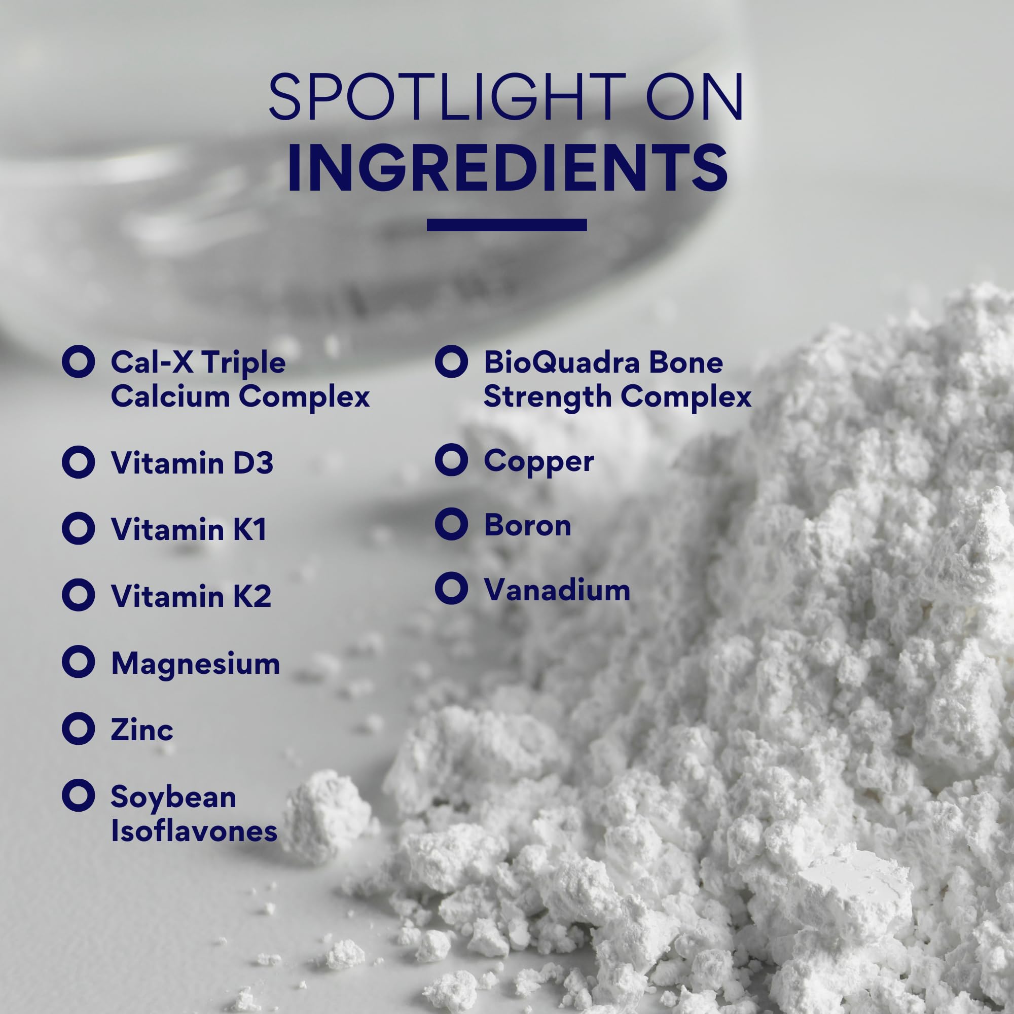 Essential minerals for bone health