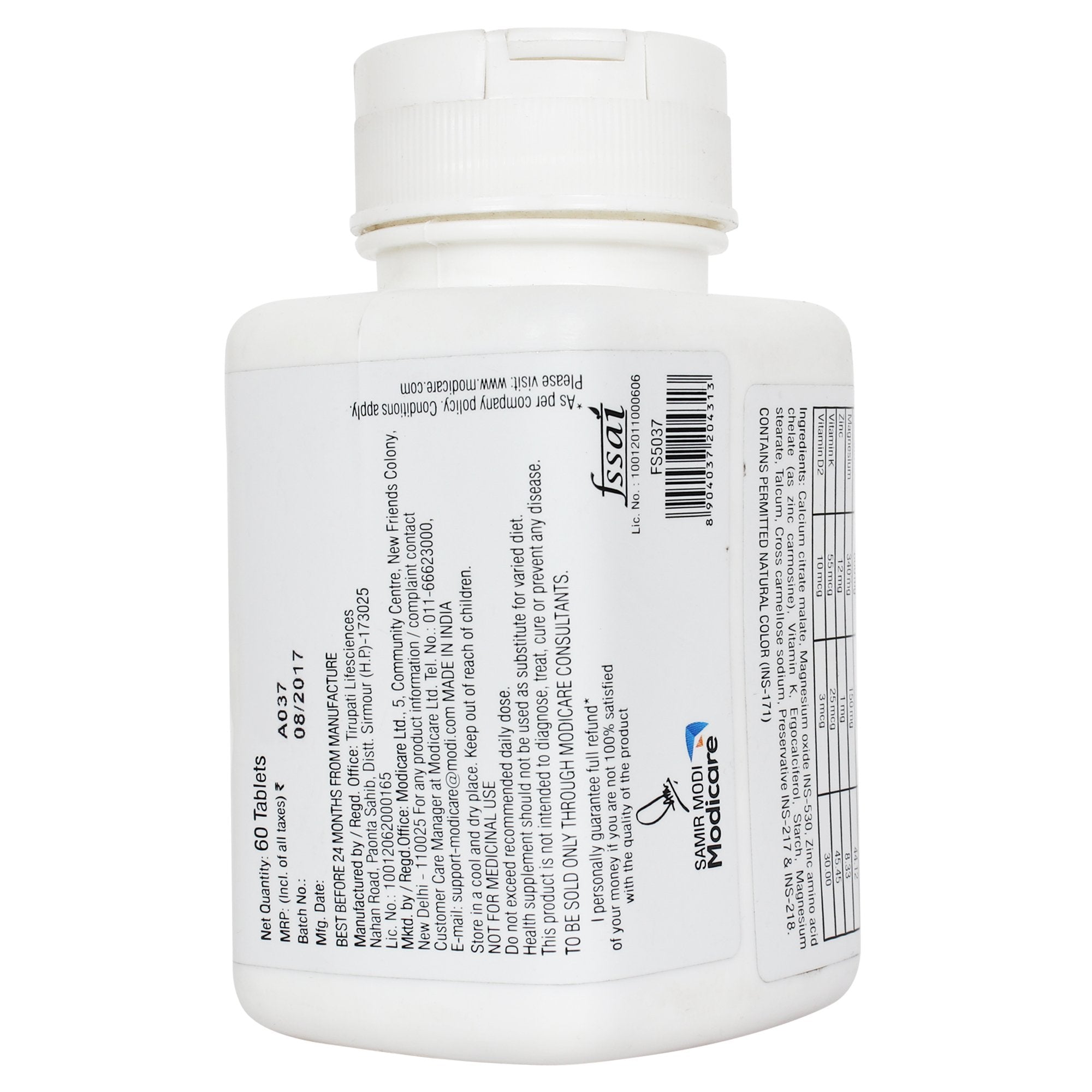 Essential minerals for bone strength