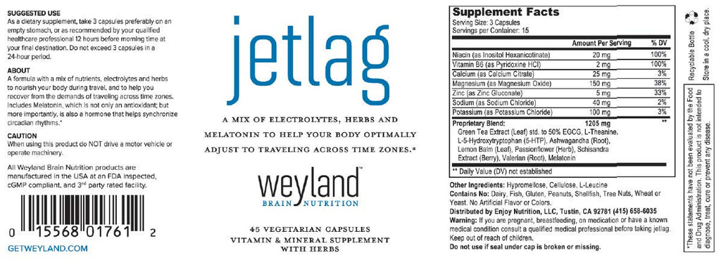 essential minerals for jet lag