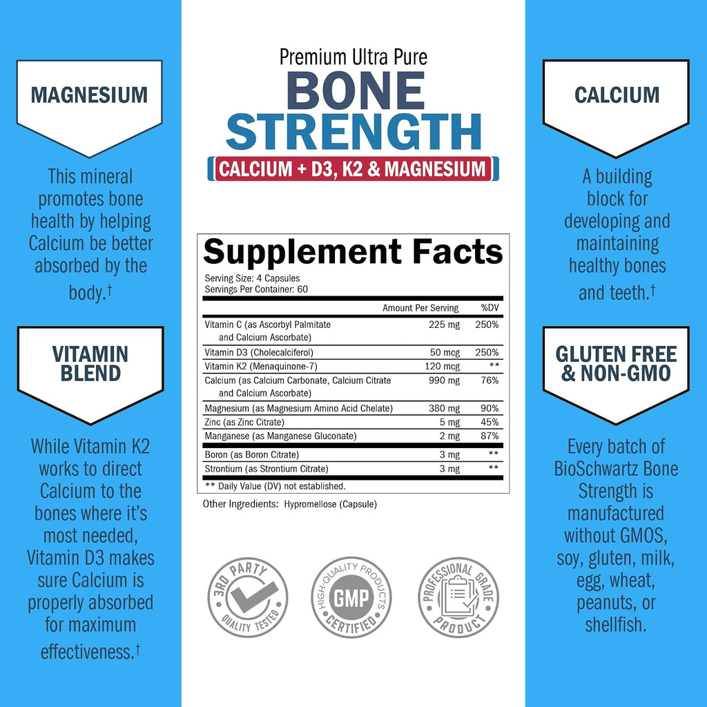 Essential minerals for strong bones