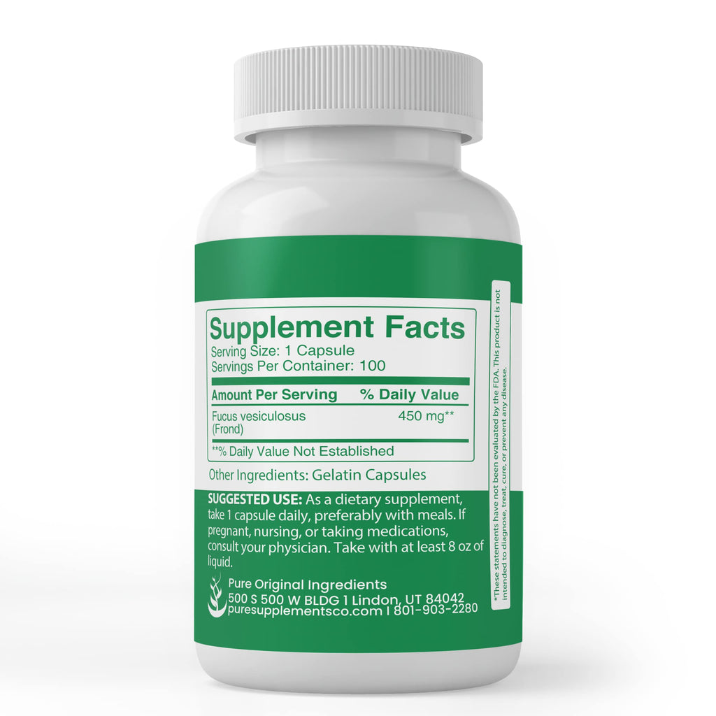 essential minerals in bladderwrack capsules