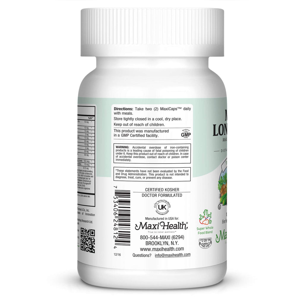 essential minerals in blended vitamin formula