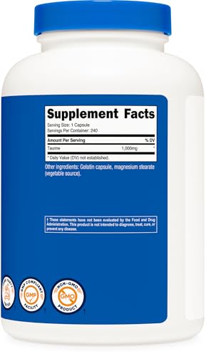 Essential minerals in taurine supplement